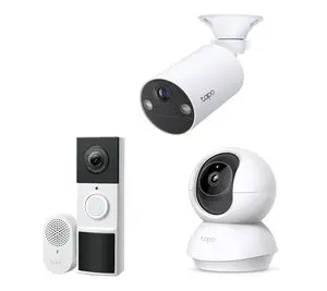 TP-LINK Indoor & Outdoor Camera With Doorbell Bundle - One-color