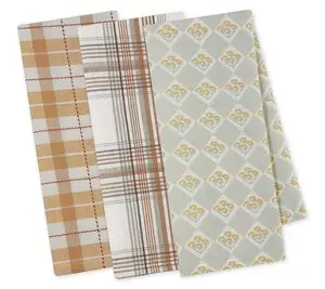 DESIGN IMPORTS Set/3 Cozy Days Kitchen Towels