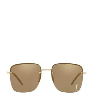 Saint Laurent Metal 0ys000297 Sunglasses - Gold
