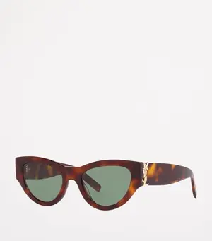 Saint Laurent Tortoiseshell Cat Eye Sunglasses