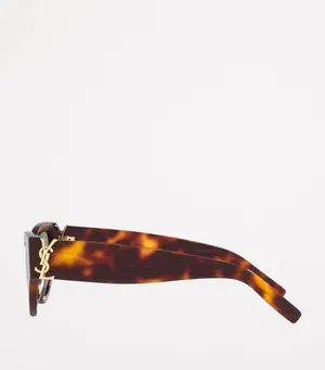 Saint Laurent Tortoiseshell Cat Eye Sunglasses
