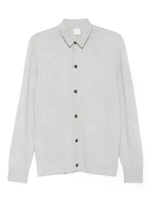 Eleventy Button-down Wool Shirt