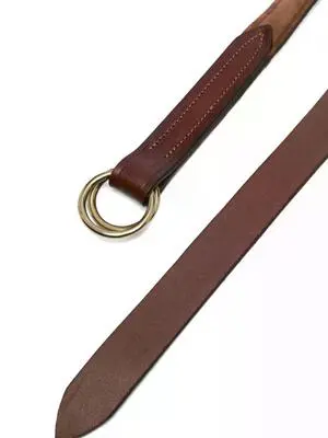 Eleventy Leather Ring-buckle Belt