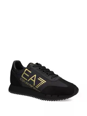 EA7 Logo-detail Lace-up Sneakers