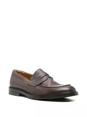 Eleventy Penny Leather Loafers