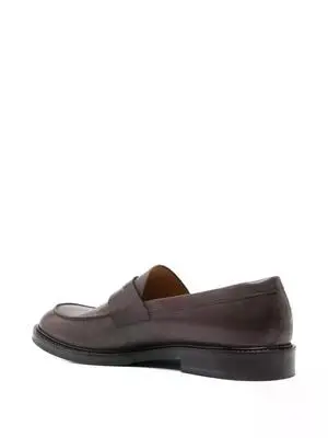 Eleventy Penny Leather Loafers