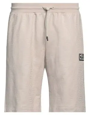EA7 Athletic French Terry Shorts - Beige