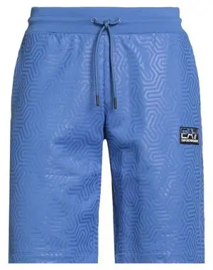 EA7 Athletic French Terry Shorts Blue