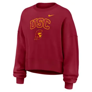 Nike Usc Phoenix Arch College Pullover Crew - Red