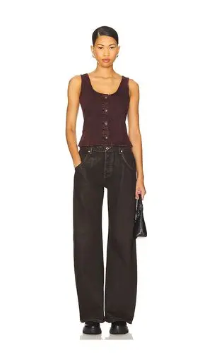 Rag & Bone Poppy Top - Burnt Burgundy