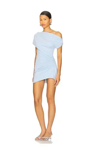 SNDYS. Olividae Mini Dress - Sky Blue