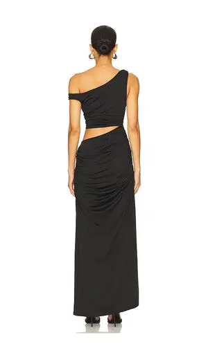 SNDYS. Rikke Jersey Maxi Dress - Black