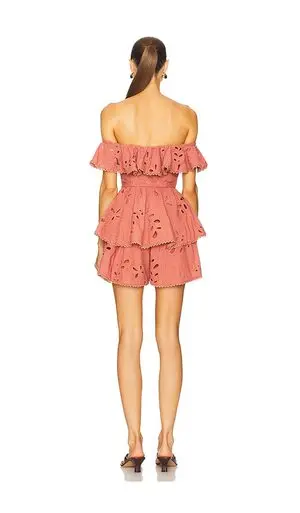 Saylor Megara Eyelet Romper