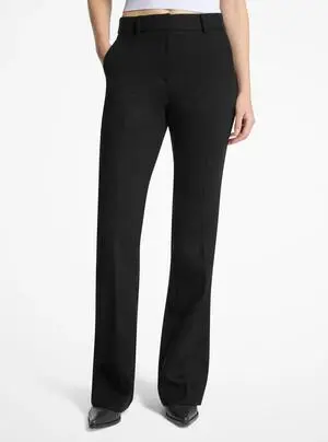 Michael Kors Bootcut Stretch Wool-blend Trousers
