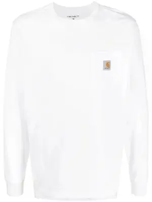 Carhartt Work In Progress Chest Logo-patch Detail T-shirt