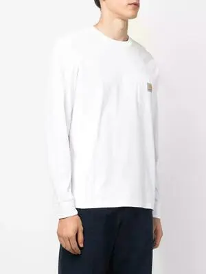 Carhartt Work In Progress Chest Logo-patch Detail T-shirt
