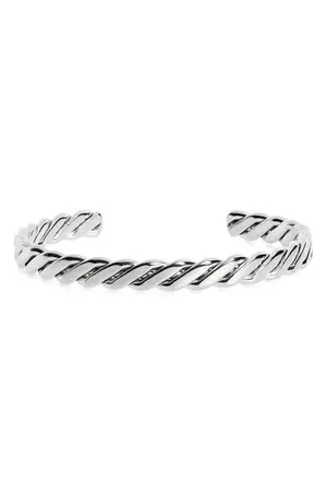 Nordstrom Waterproof Twisted Cuff Bracelet - Silver