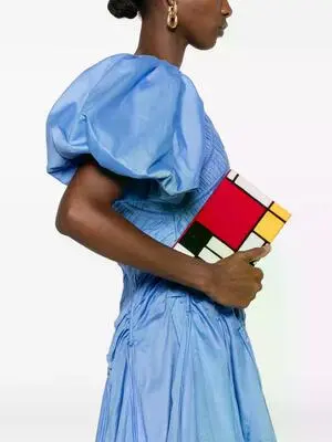 OLYMPIA LE-TAN Mondrian Clutch Bag - Red