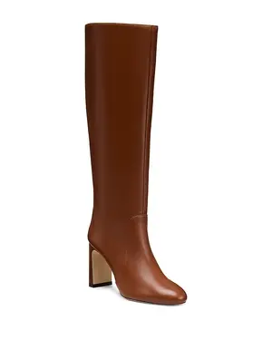 STUART WEITZMAN Babette Tubo 85 Boots - Luxe Saddle