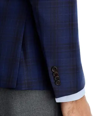 Bloomingdale'S Plaid Regular Fit Sport Coat Exclusive