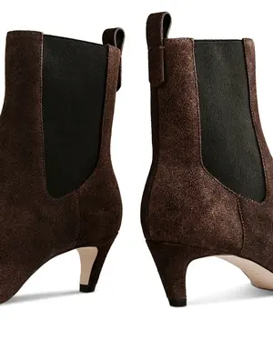 REFORMATION Roberta Ankle Boots - Boss Suede