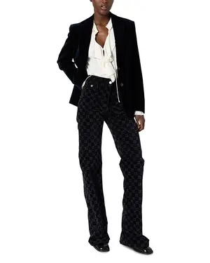 Gerard Darel Notched Lapel Blazers For Women