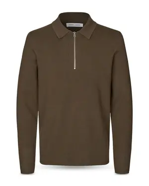SAMSØE SAMSØE Guna Half Zip Sweater - Coffee