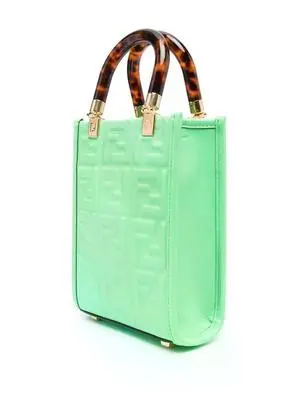Fendi Monogram-debossed Tote Bag