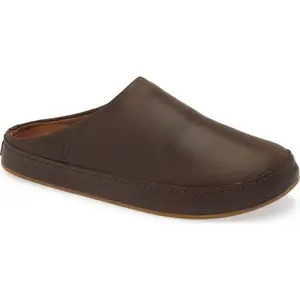 Olukai Ku'u Leather Mule - Dark Java/dark Java