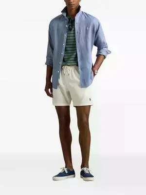 Polo Ralph Lauren Traveler Drawstring-waist Swim Shorts - Neutrals