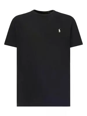 Polo Ralph Lauren Logo-embroidered T-sshirt - Black