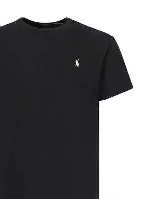 Polo Ralph Lauren Logo-embroidered T-sshirt - Black