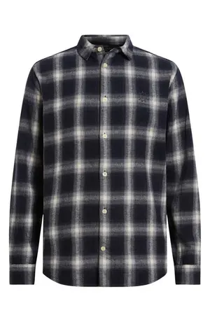 ALLSAINTS Have Check Plaid Button-up Shirt
