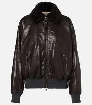 Brunello Cucinelli Leather Blouson