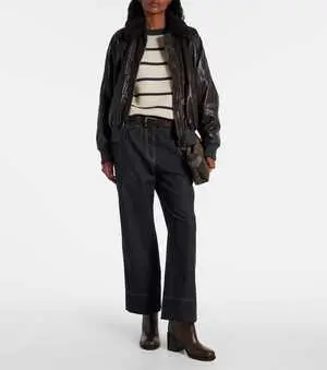 Brunello Cucinelli Leather Blouson