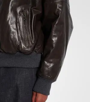 Brunello Cucinelli Leather Blouson