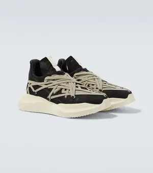 Rick Owens Megalace Sneakers - Black