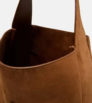 Saint Laurent Suede Shoulder Bag - Brown