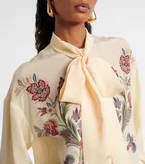 Etro Floral Silk Blouse