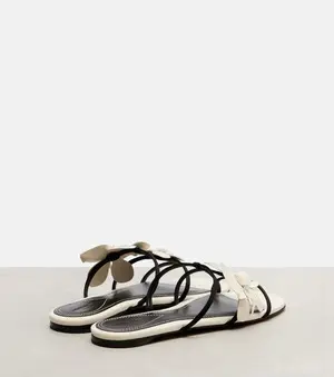 Zimmermann Orchid Leather Sandals - Multicoloured