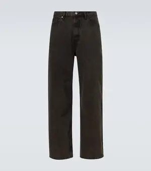 FRAME High-rise Straight Leg Jeans