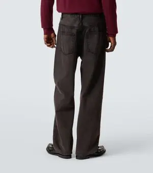 FRAME High-rise Straight Leg Jeans