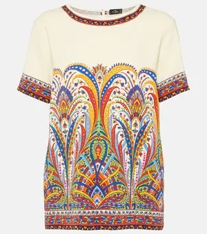 ETRO Etro Printed Viscose Top