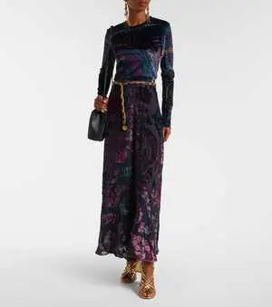 Etro Floral Maxi Skirt