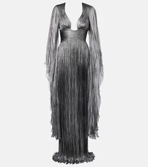 MARIA LUCIA HOHAN Catia Silk Gown - Silver
