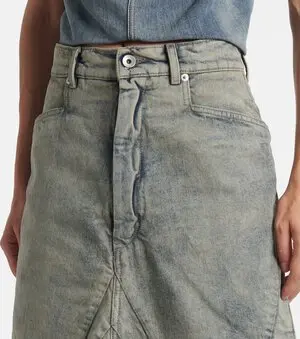 Rick Owens Denim Maxi Skirt