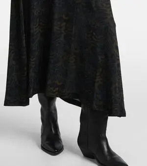 Ulla Johnson Paola Printed Jersey Maxi Skirt - Multicoloured
