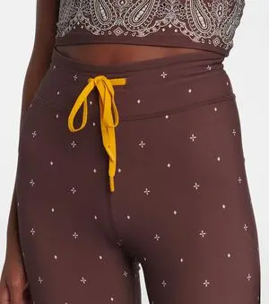 The Upside Mikkola Printed High-rise Leggings