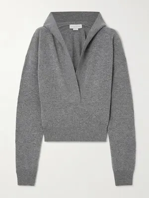 Stella McCartney Cropped Hooded Wool Sweater