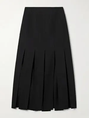 Simone Rocha Cotton-blend Canvas Midi Skirt